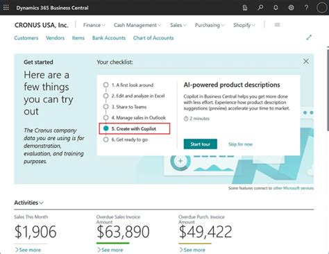 Dynamics 365 Copilot In Business Central