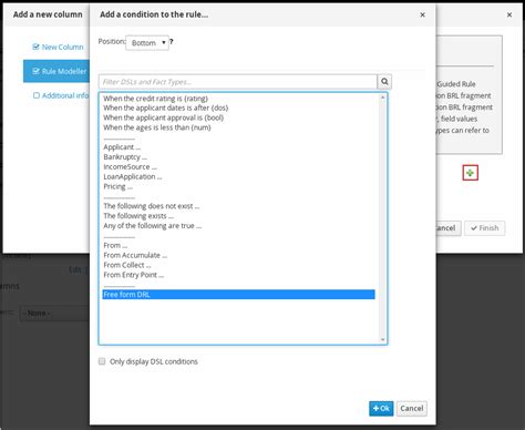 chapter 7 types of columns in guided decision tables red hat process