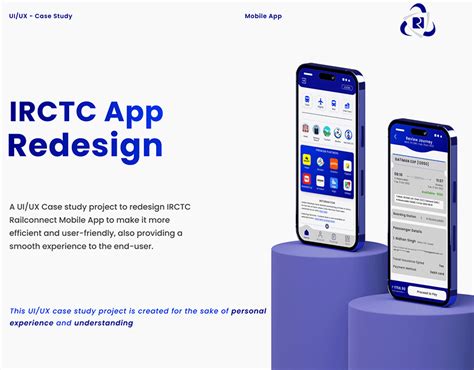 Irctc Mobile App Redesign Uiux Case Study Behance