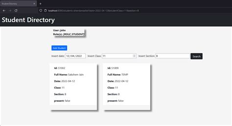 Github Sakshem Student Attendance Manager
