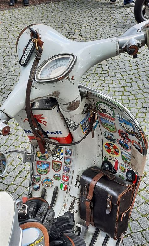 Traditionelle Tattoo Kunst Klassisches Motorrad Motorroller Motorräder