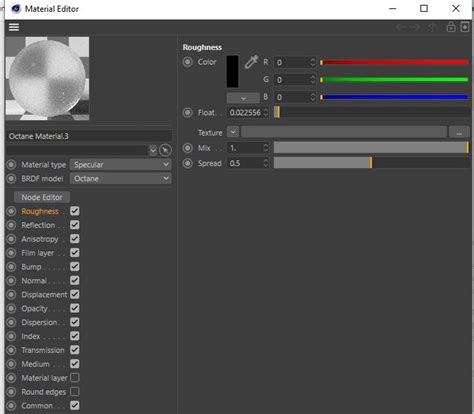 Problem Octane Render Specular Texture Roctane