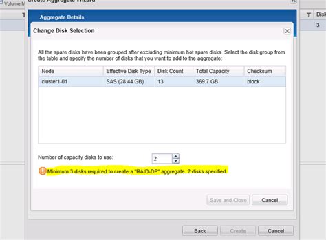 Netapp Library Create A New Aggregate On Cluster Node