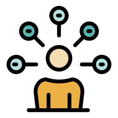 Skill Development Icon Color Outline Vector 15888885 Vector Art At Vecteezy