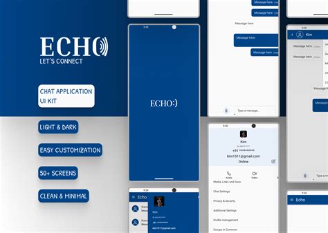 Echo Chat App Ui Kit Figma