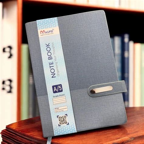 Pu Cover Magpie A5 Grey Series Notebook Gsm 80 At ₹ 125piece In New