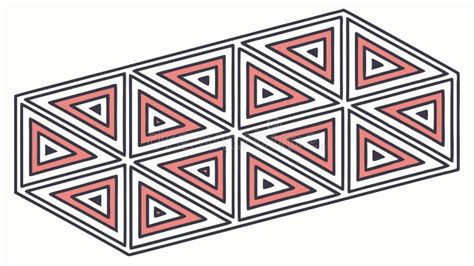 geometric triangular grid pattern vector design generative ai stock vector illustration of