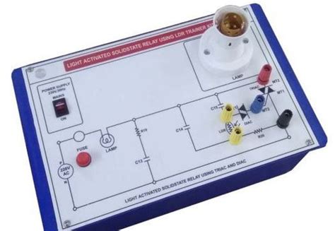 Light Activated Solid State Relay Using Triac Diac And Ldr Trainer At