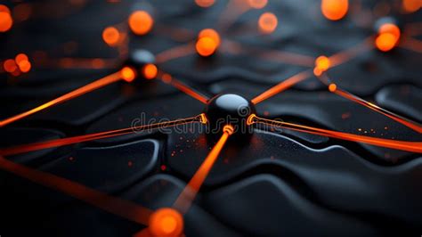 Dynamic Flow Of Data Through A Neural Network Exploring Connections In A Stunning Visual