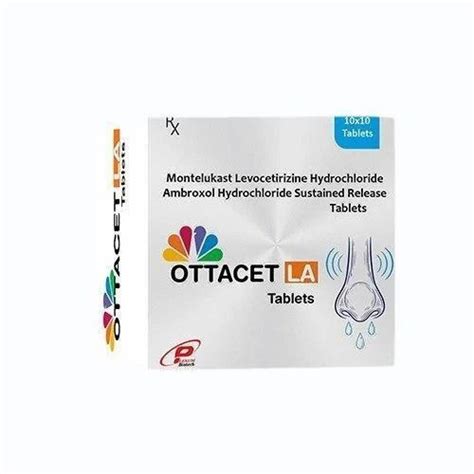 Montelukast Levocetirizine Hydrochloride Ambroxol Hydrochloride Sustained Release Tablets At