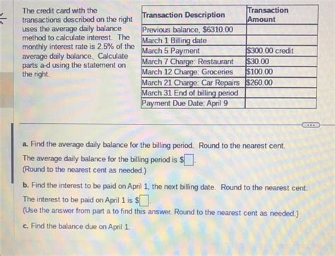 solved the credit card with the transactions described on