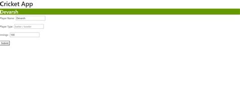 Devarsh Patel On Linkedin Angular Cricket App Source Code Errfzsqa Page