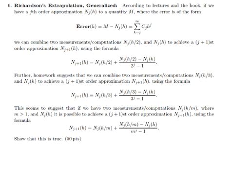 6 Richardsons Extrapolation Generalized According