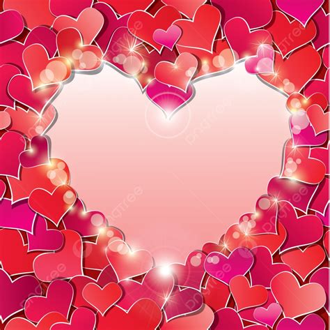 발렌타인 데이 빨간 하트 색종이와 S 날 또는 결혼식 배경 모양 타일 배경 일러스트 및 사진 무료 다운로드 Pngtree