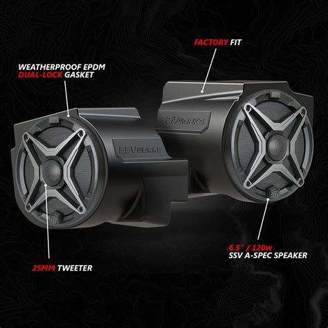 2020 2024 Polaris® Rzr Pro Series Phase 4 A Spec 5 Speaker 800watt Sys