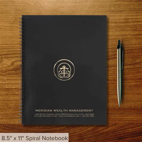 Custom Branded Spiral Notebook Zazzle