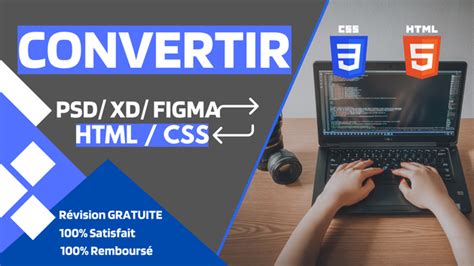 I Will Convertir Votre Maquette Psd Xd Figma En Html Css By