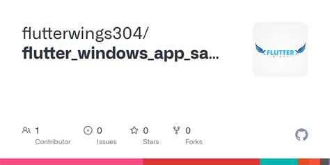 Github Flutterwings304flutterwindowsappsample
