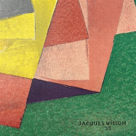 Jacques Villon 60s Cent Tableaux Art Poster Golden Rule Gallery Golden Rule Gallery