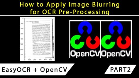 2 how to apply image blurring for ocr pre processing easyocr opencv