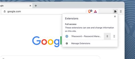 If You Dont See The 1password Icon In Your Browsers Toolbar