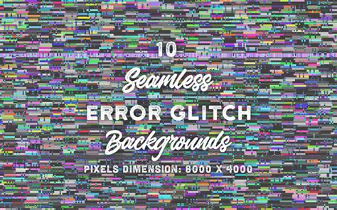 Seamless Error Glitch Background TemplateMonster