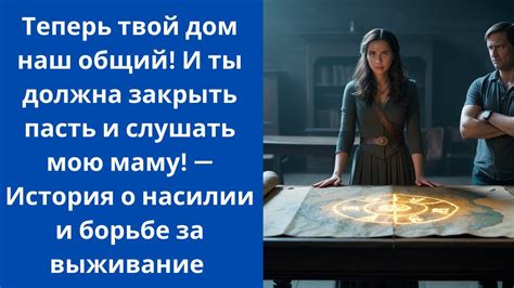 Теперь твой дом наш общий И ты должна закрыть пасть и слушать мою маму — История о насилии