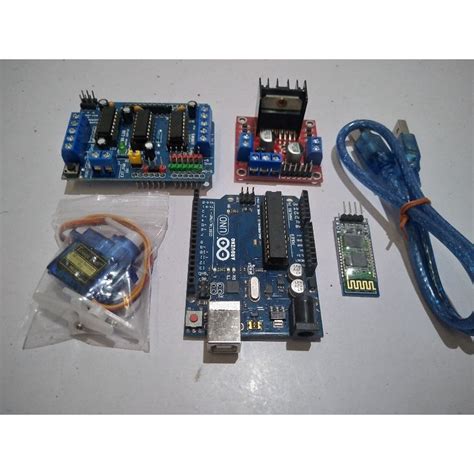 Jual Arduino Uno Motor Driver Servo Sg90 Dan Bluetooth Hc 06 Shopee
