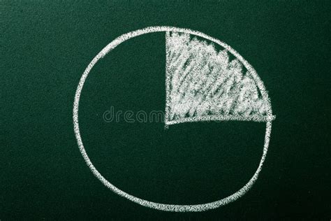 Circle Chart Showing Percentage Value Stock Image Image Of Sketch Education