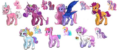 [free Closed] Mlp Core 7 Redesign Cute Ponies By Misty Periwinkle On