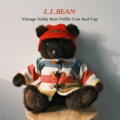 빈티지 엘엘빈 곰인형 더플코트 군밤장수모자 곰돌이 소품 인테리어소품 중고나라