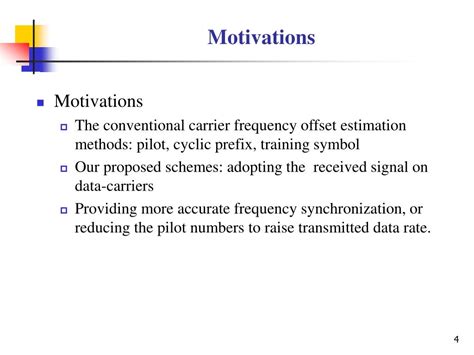 Ppt Data Carrier Aided Frequency Offset Estimation For Ofdm Systems