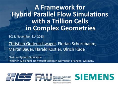 Pdf A Framework For Hybrid Parallel Flow Simulations With A A Framework For Hybrid Parallel