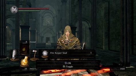 Dark Souls Remastered First Fire Keeper Soul Location Youtube
