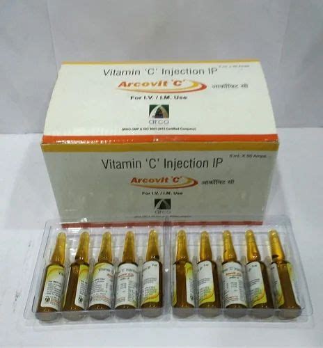 Arcovit Vitamin C 5 Mg Injection At ₹ 550 Box Nagpur Id 2852993222730