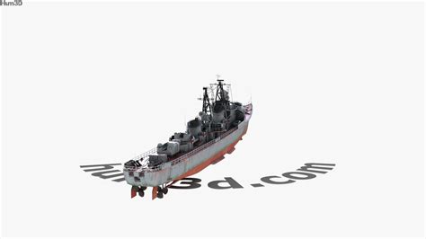 360 View Of Kotlin Class Destroyer 3d Model 3dmodels Store