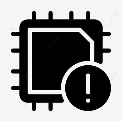 Cpu Alert Warning Central Mainframe Unit Integrated Circuit PNG And Vector With Transparent