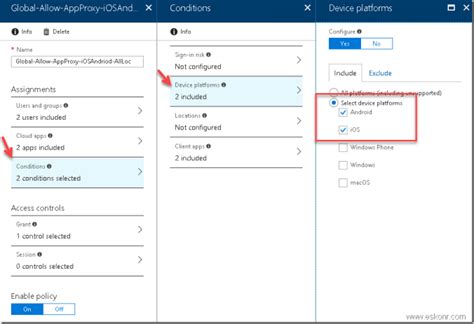 Restrict Azure App Proxy Applications Accessed Via Intune Managed