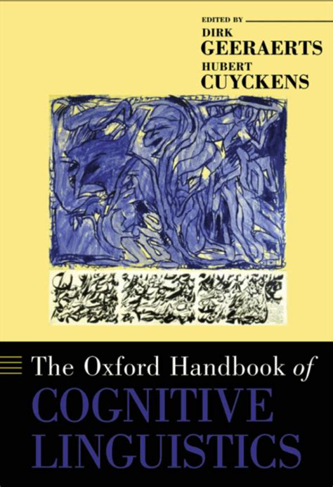دانلود کتاب The Oxford Handbook Of Cognitive Linguistics