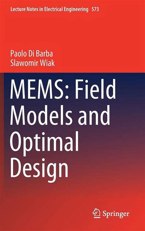 lecture notes in electrical engineering mems field models and optimal