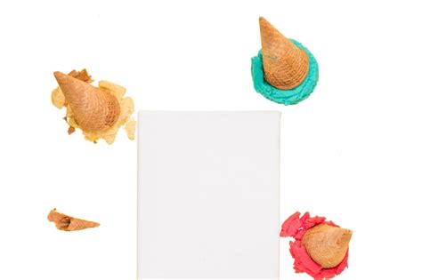 Premium Psd Close Up On Delicious Ice Cream