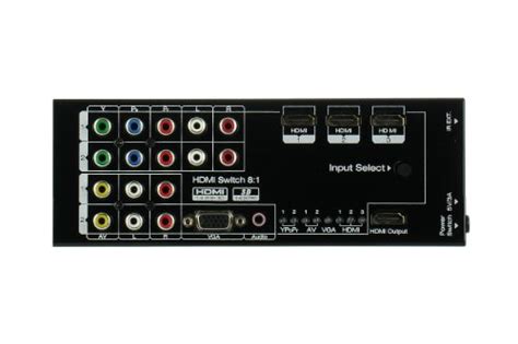 ViewHD Multi Functional HDMI Converter Switch 8 Inputs VGA AV Ypbpr Component HDMI To