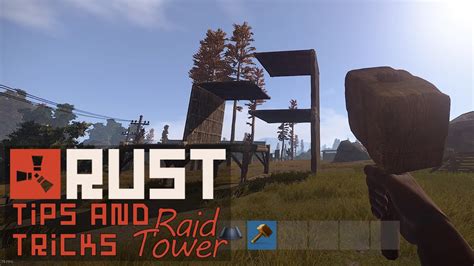 Rust Tips And Tricks Raid Tower Shelves And Double Layer Floors Youtube