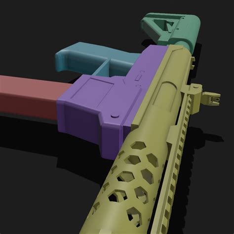 🔫 Tec 9 Tactical Smg Prop Gun 1 1 Scale・ Stl File For 3d Printing・cults