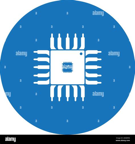 Chip Processor Vector Icon Illustration Design Stock Vector Image And Art
