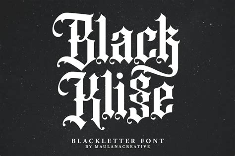 Blackletter Font Tattoo Etsy