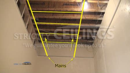 Basic Ceiling Grid Layout Drop Ceilings Installation How To