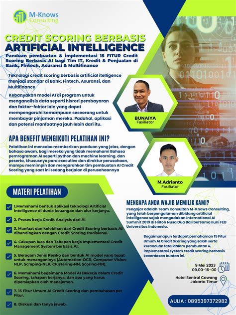 Aulia Rizky Agusti Saputri On Linkedin It Ai Credit Scoring