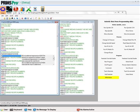 Prims Pro Process Reporting And Integrated Monitoring System Progressive Surface