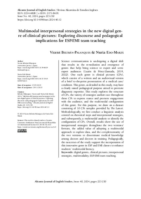 pdf multimodal interpersonal strategies in the new digital genre of